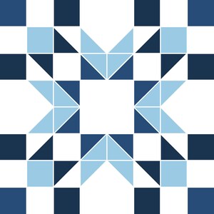 Snow Flurry Mini Quilt Kit + Pattern - Etsy