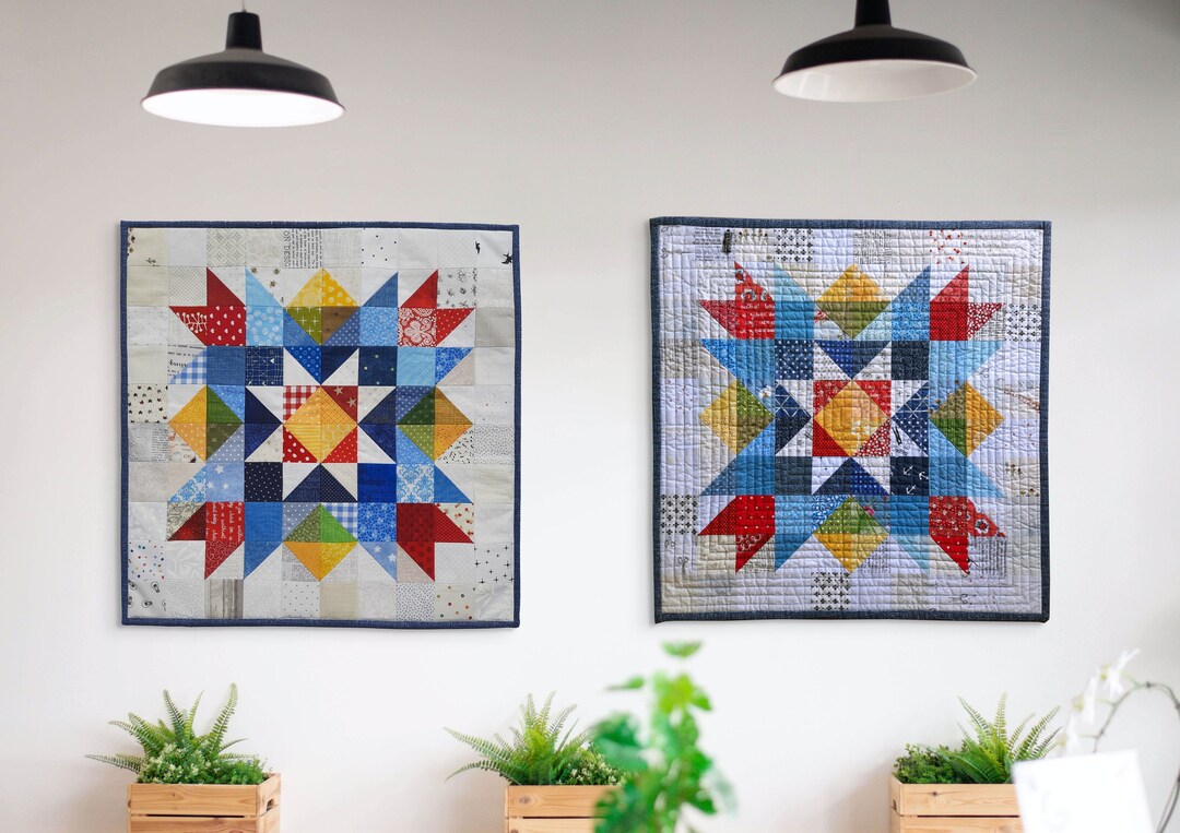 Super Scrappy Barn Quilt Kit + Pattern - Etsy