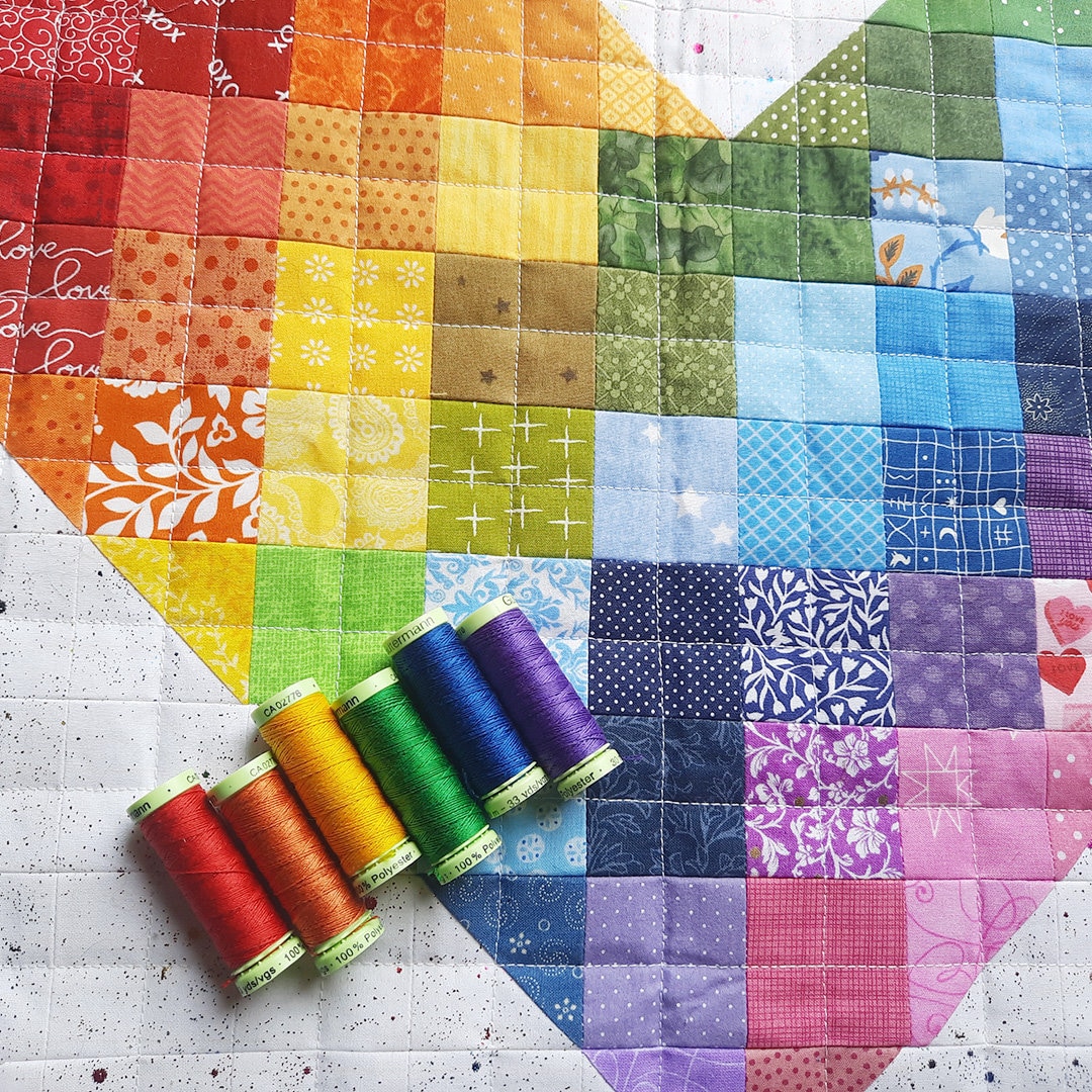 Pride Heart Flag Quilt Pattern - Etsy