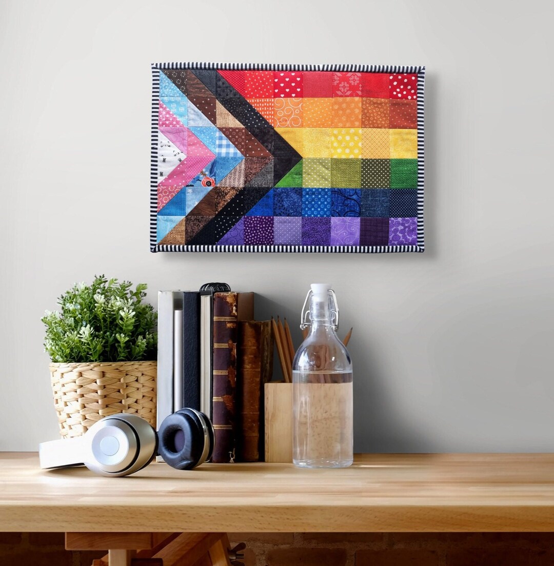 Pride Flag Quilt Kit & Pattern - Etsy