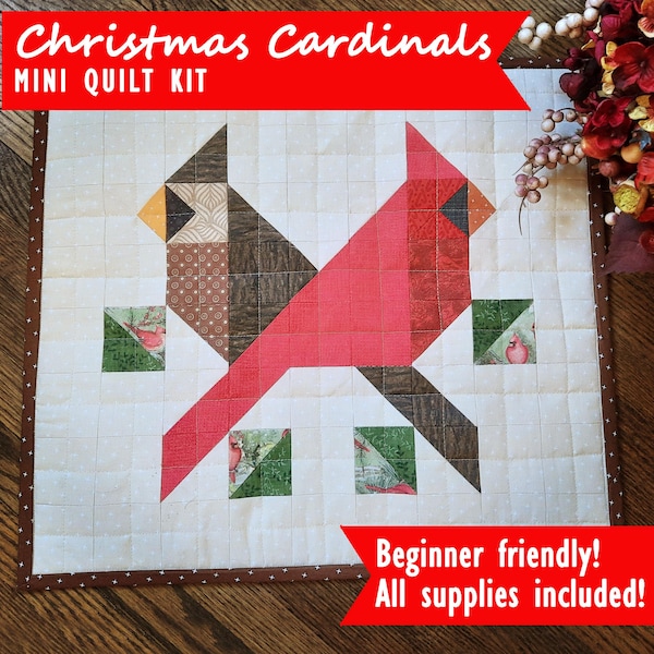 Cardinal Quilt Kit - Etsy