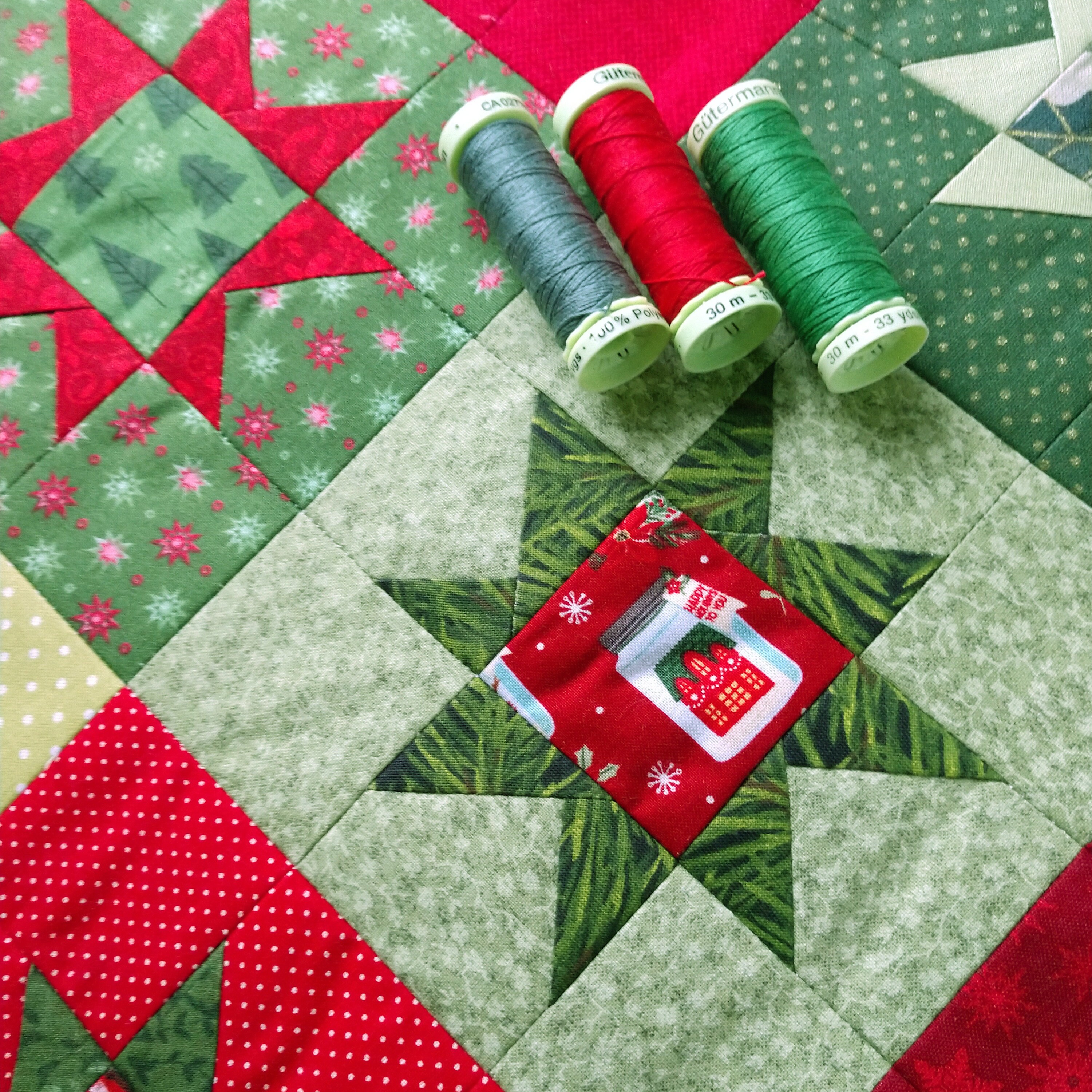 Wonky Star Christmas Quilt Pattern - Etsy