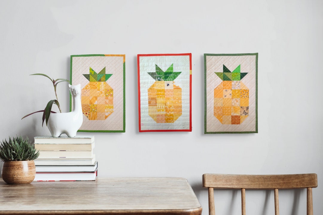 Pineapple Mini Quilt Kit + Pattern - Etsy
