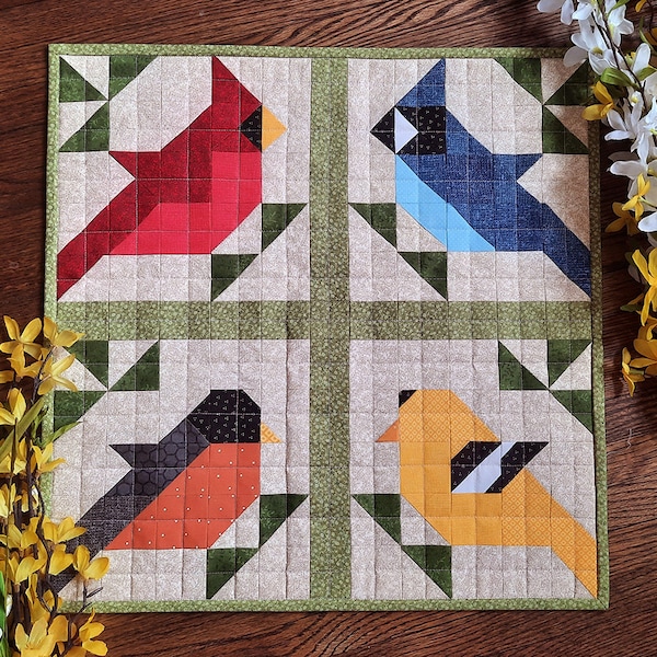 Bird Quilt - Etsy