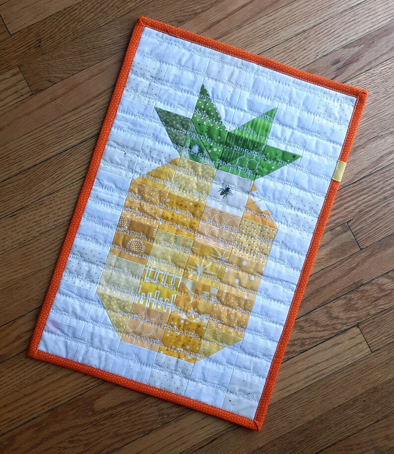 Pineapple Mini Quilt Kit + Pattern - Etsy
