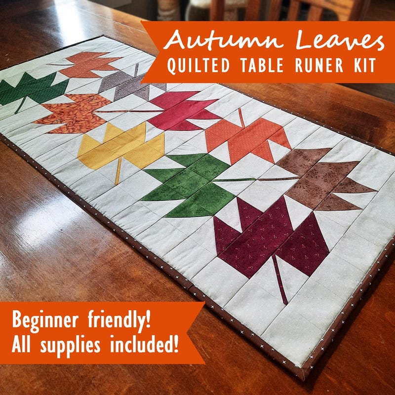 Table runner quilt kits with fabric - Etsy.de