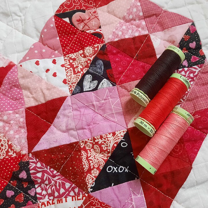 Fractured Heart Mini Quilt Kit and Pattern - Etsy