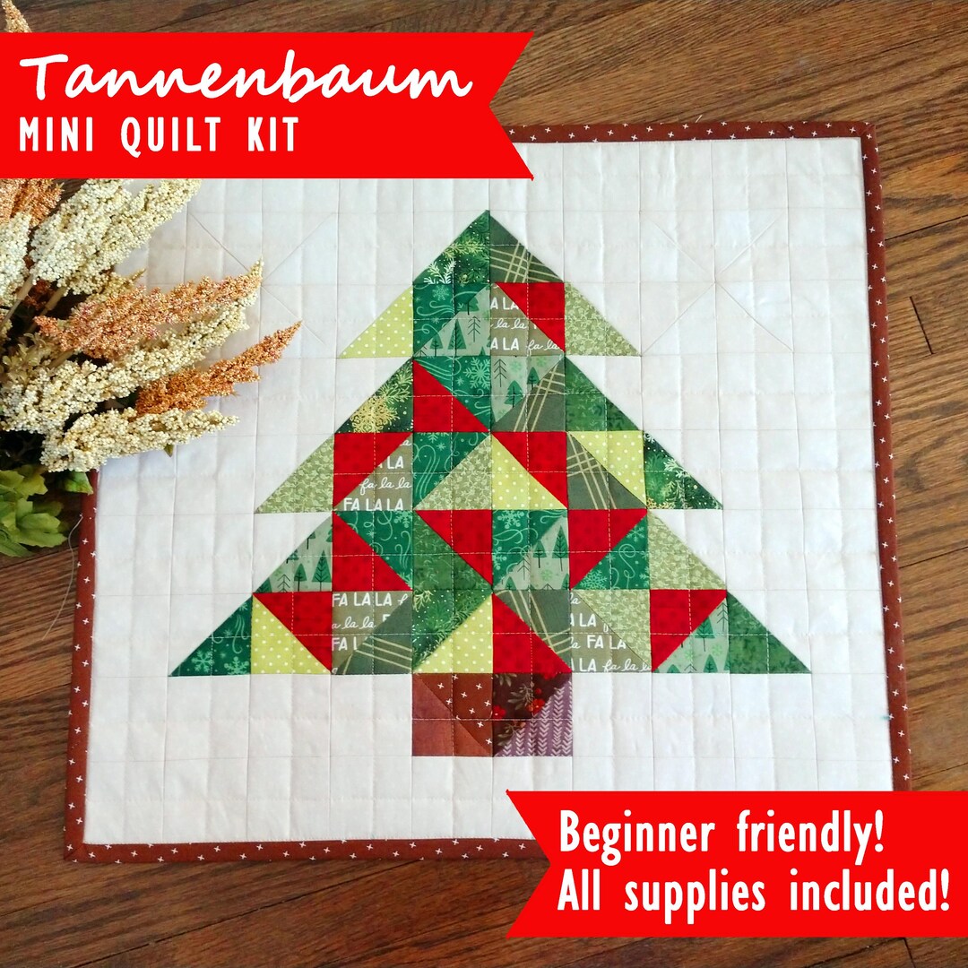 Tannenbaum Pre Cut Quilt Kit + Pattern - Etsy