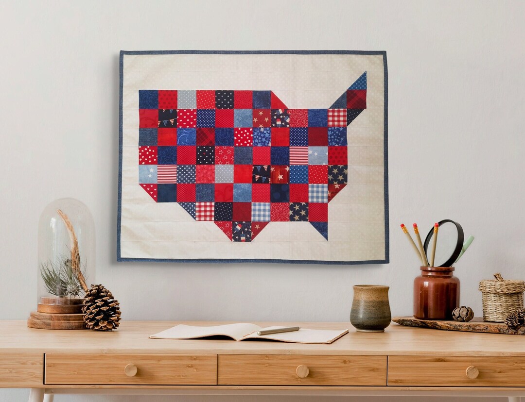 America the Beautiful Quilt Kit Pattern - Etsy