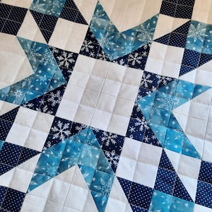 Snow Flurry Mini Quilt Kit Pattern - Etsy