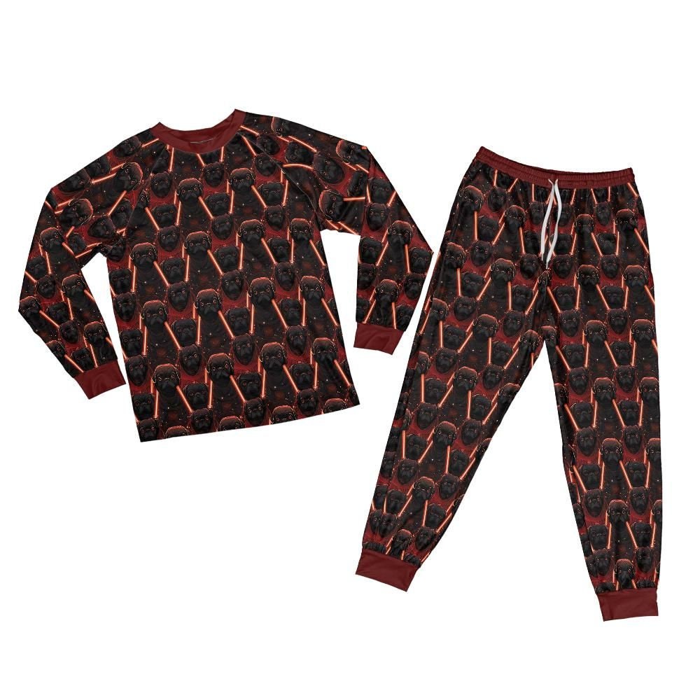 Dark Force Pug Matching Pug Family Pajamas, Great Gift for Pug Lover ...