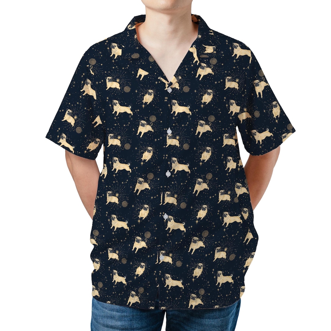 Zodiac Pug Aloha Shirt, Unisex Fit in Youth and Adult Sizes - Etsy