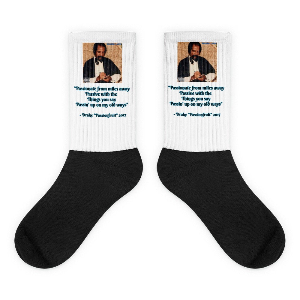 Custom Music Socks With Artist Art & Lyrics for Men and Women - Etsy