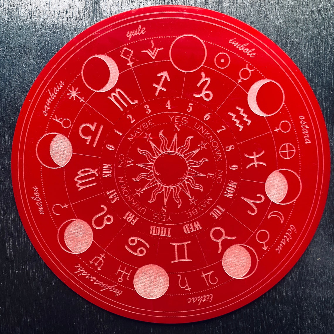 Divination Board Svg Altar Tile Svg Celestial Svg Witch - Etsy