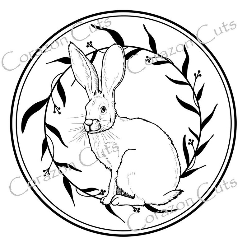 Hare Crystal Grid Svg, Rabbit Svg, Altar Tile Svg, Celestial Svg, Witch ...