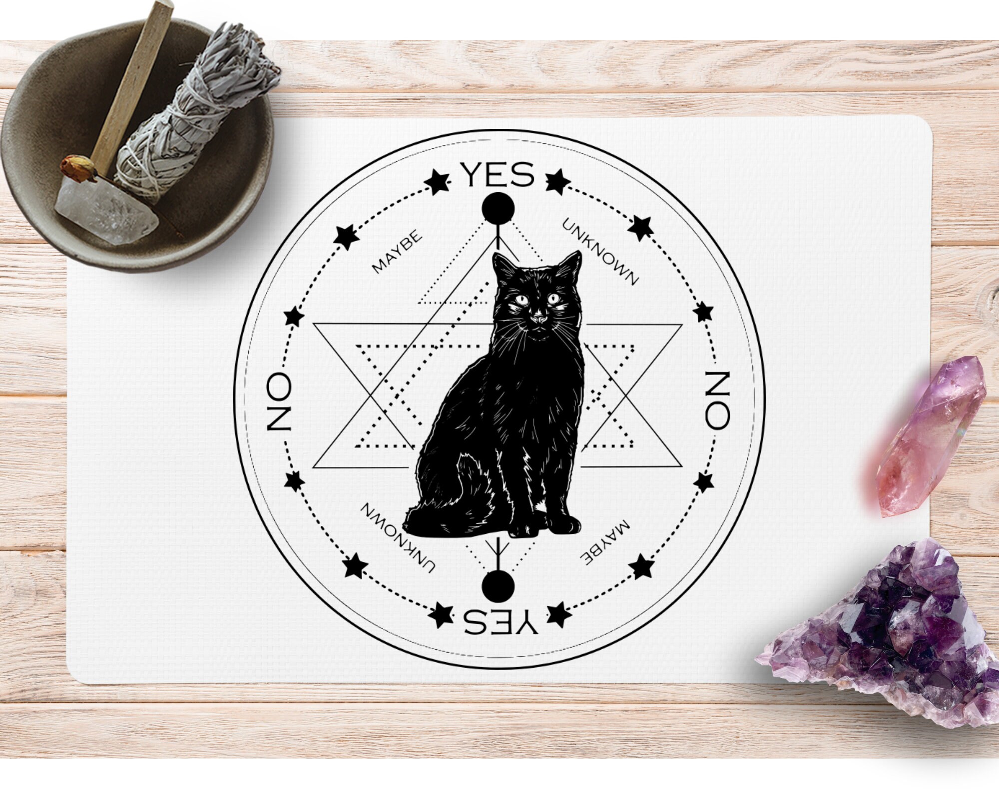 Black Cat Divination Board Svg Magic Svg Celestial Svg - Etsy