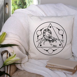 Scorpion Crystal Grid Svg, Scorpio Svg, Altar Tile Svg, Celestial Svg ...