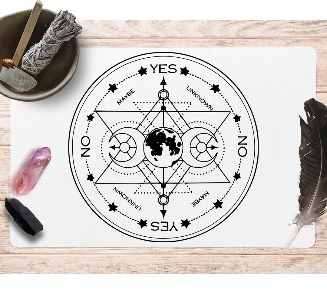 Triple Goddess Divination Board Svg, Altar Tile Svg, Celestial Svg ...