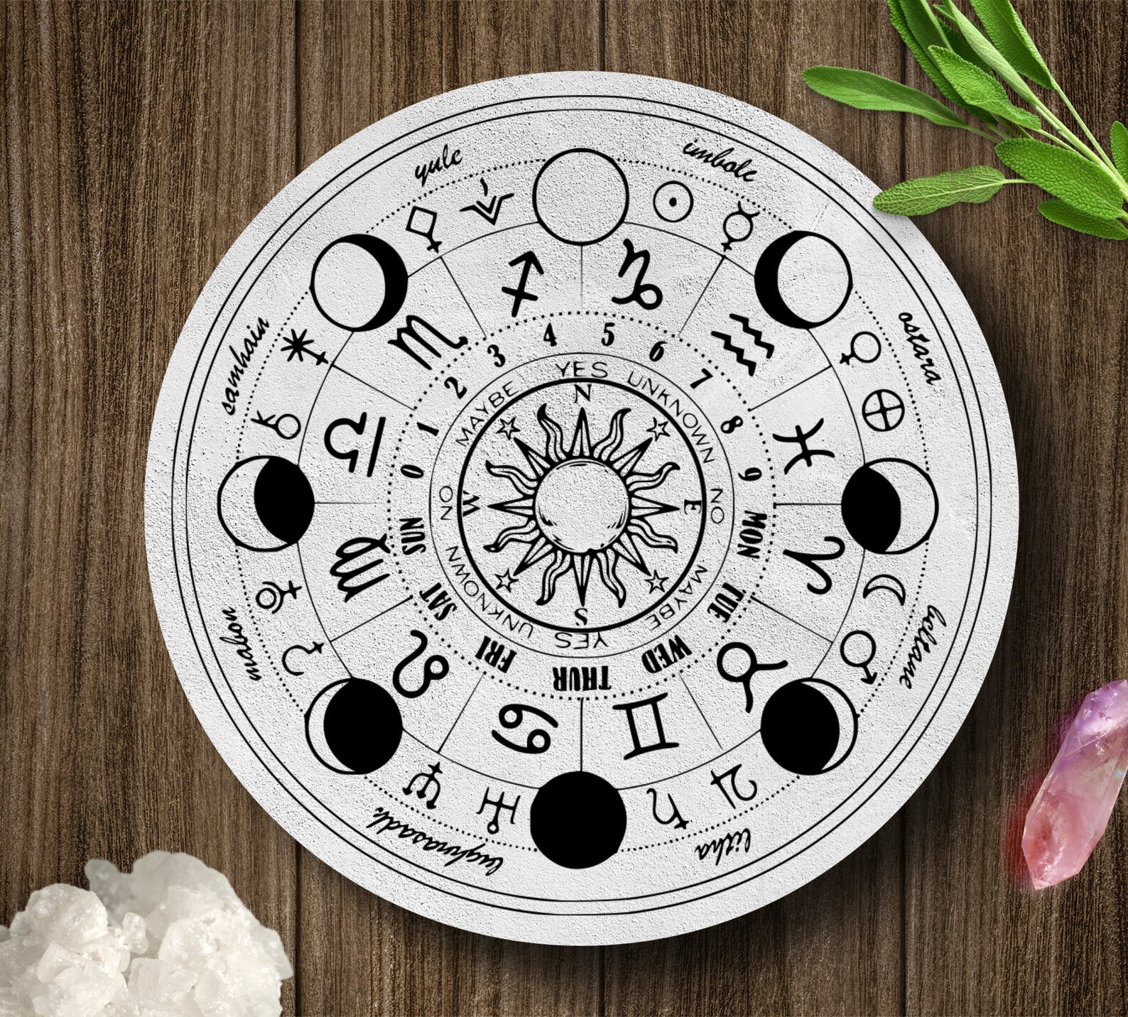 Divination Board Svg, Altar Tile Svg, Celestial Svg, Witch Svg ...