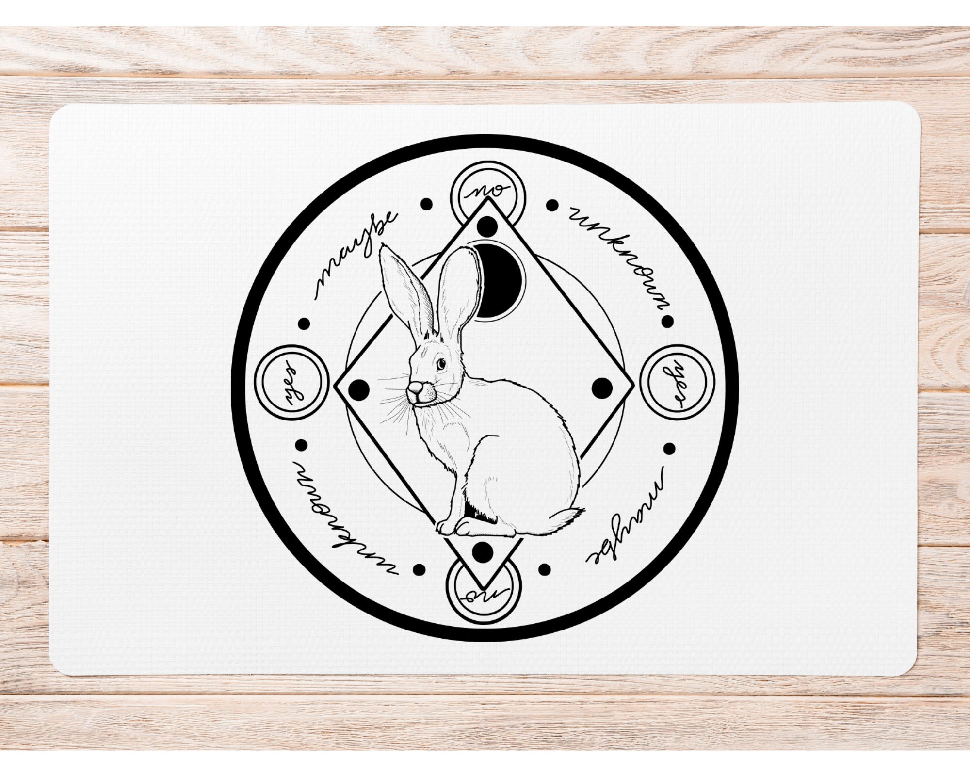 Hare Divination Board Svg Rabbit Svg Celestial Svg Witch - Etsy