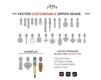 Zip-up Vector Mock-ups | Streetwear Clothing Vector Mockups Techpack ...