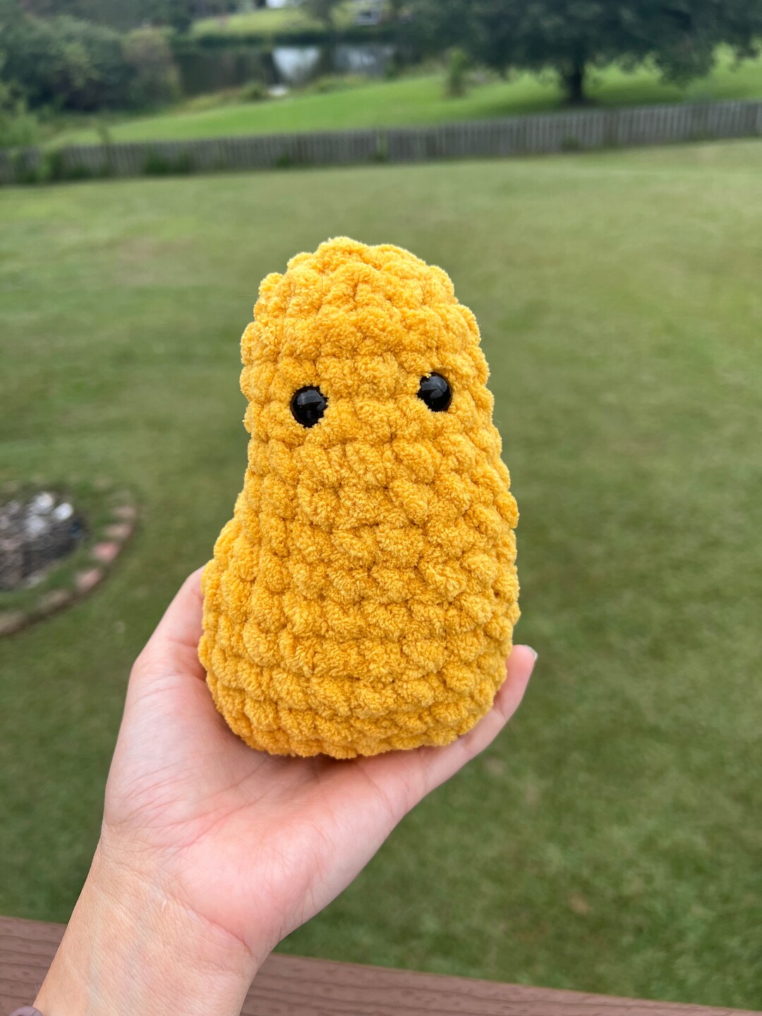 6” Crochet Chicken Nugget Plush! - Etsy