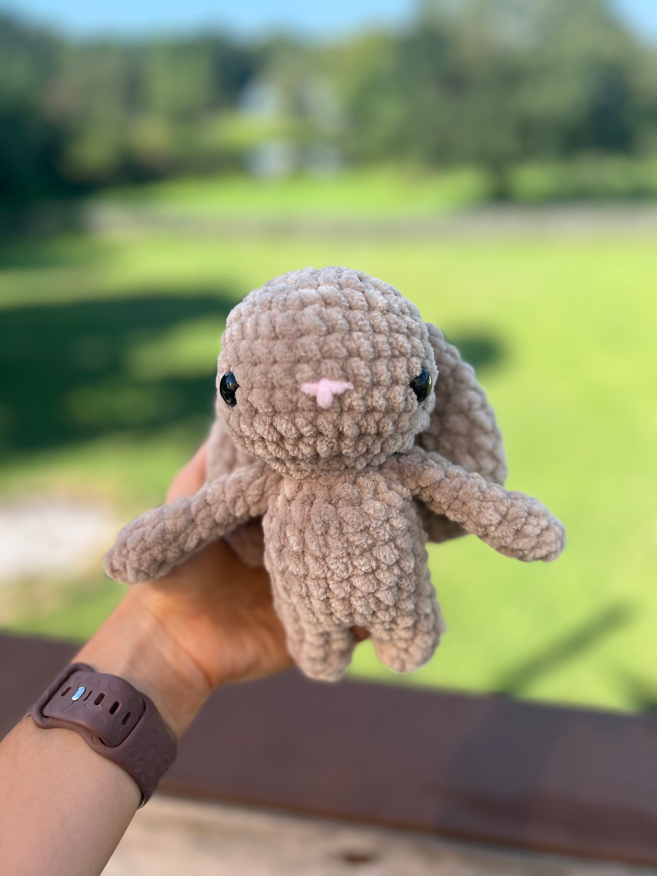 7 Crochet Bunny Plush - Etsy