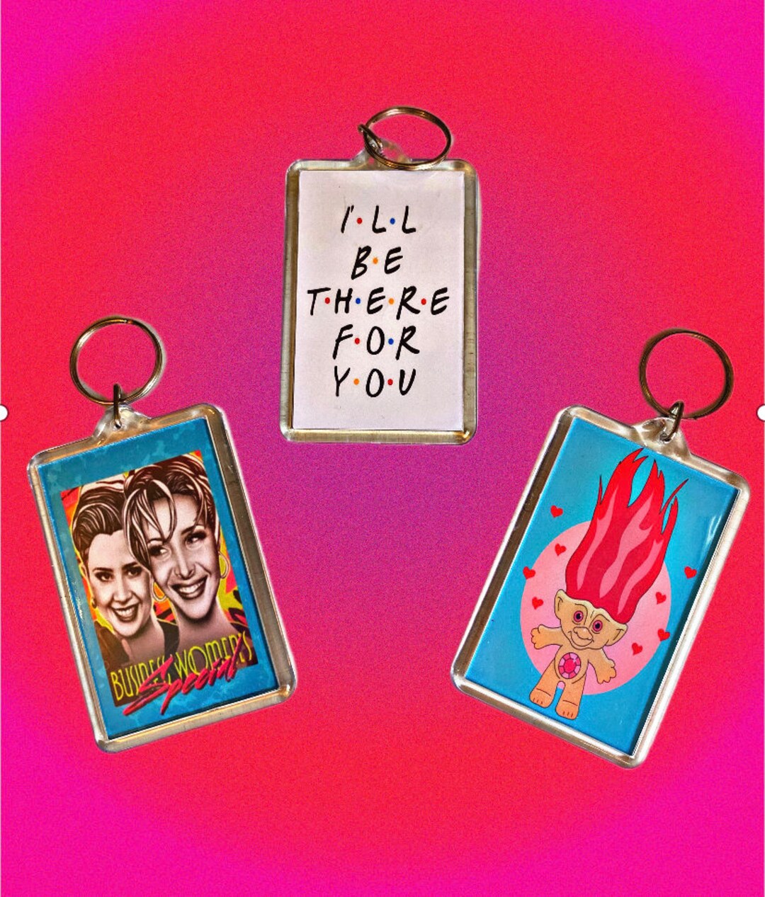 90s Keychains(double Sided), 90s Gifts, Acrylic Keychains - Etsy