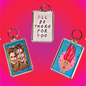 90s Keychains(double Sided), 90s Gifts, Acrylic Keychains - Etsy