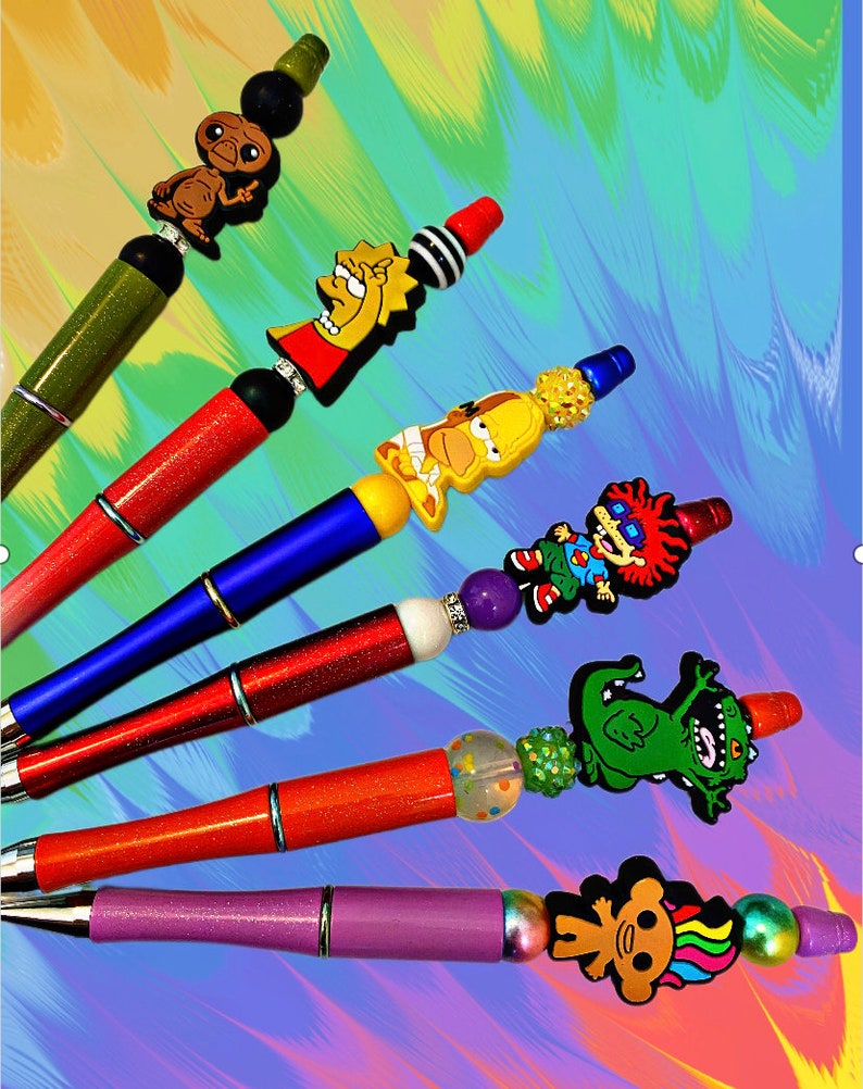 Custom Beaded Pens, 90s Pens, 90s Gifts - Etsy
