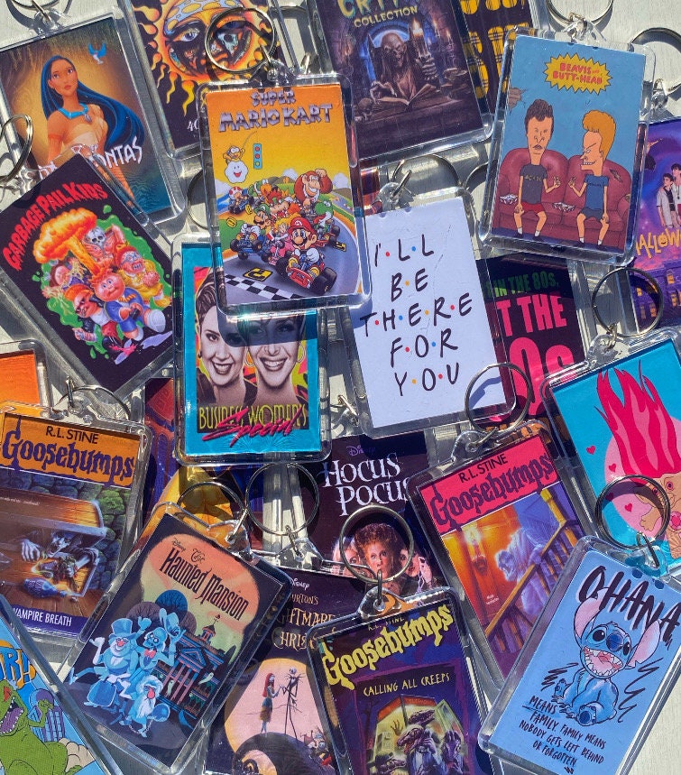 90s Keychains (double Sided), 90s Gifts, Acrylic Keychains - Etsy