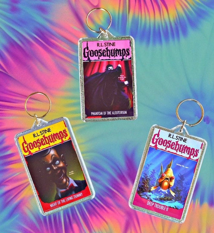 Goosebumps Inspired Keychains, 90s Keychains, Goosebumps Books - Etsy