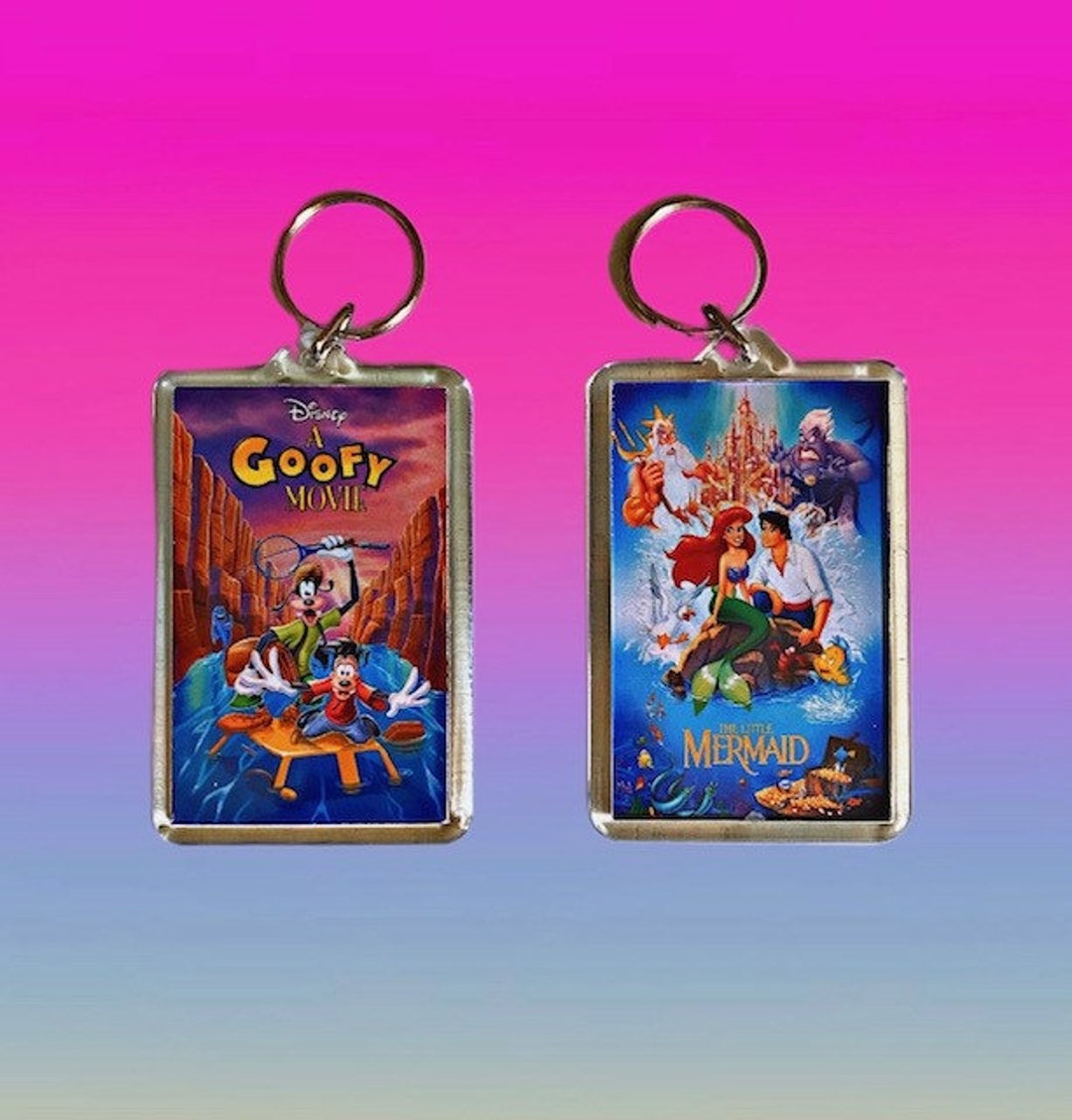 Disney Movie Keychains, double Sided, 90s Keychains, 90s Movies - Etsy