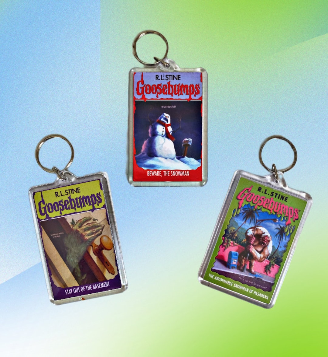 90s Keychains, Double-sided Keychain, Goosebumps - Etsy