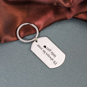 Custom Stainless Steel Keychain Pendant, Laser Engraved Hanging Tag ...