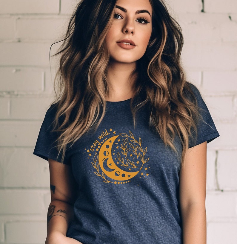 Stay Wild, Moon Shirt, Halloween Shirt, Moon Phases Shirt, Witch Shirt ...