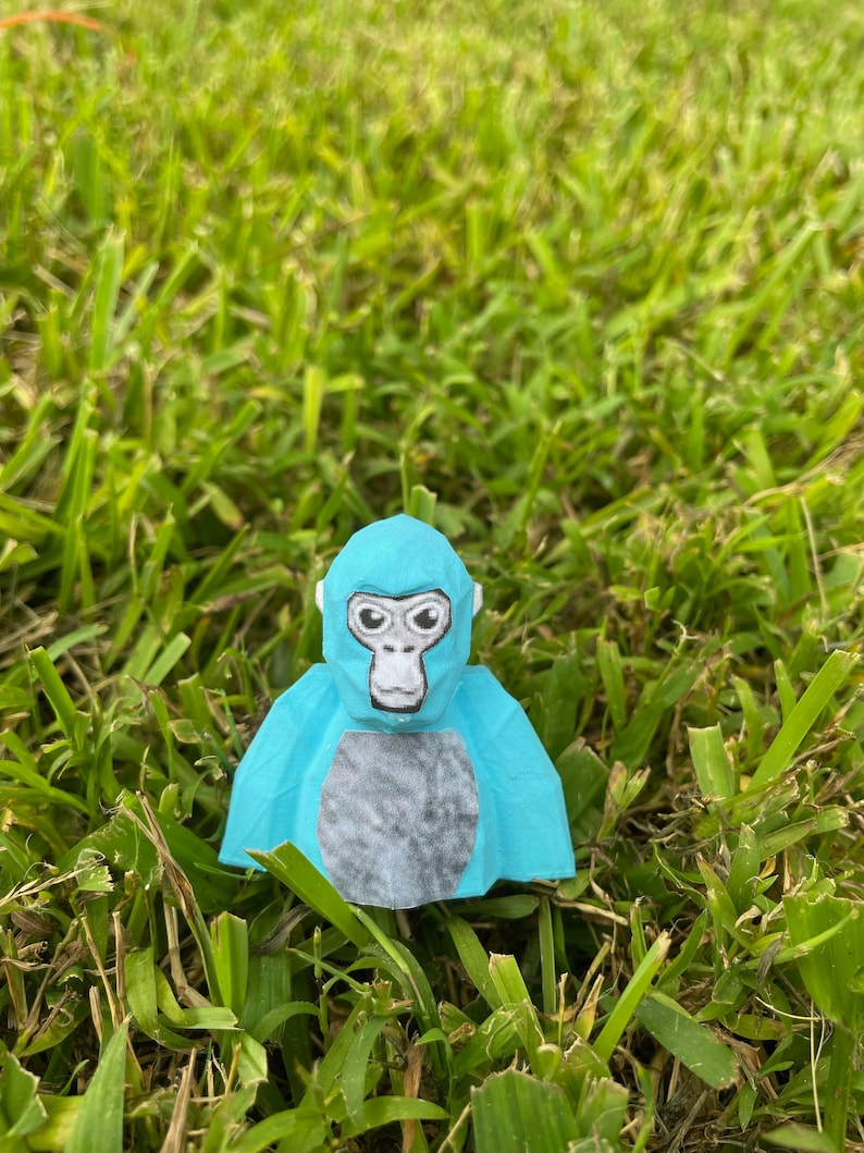 3D Printed Gorilla Tag 2 Inch Bust - Etsy