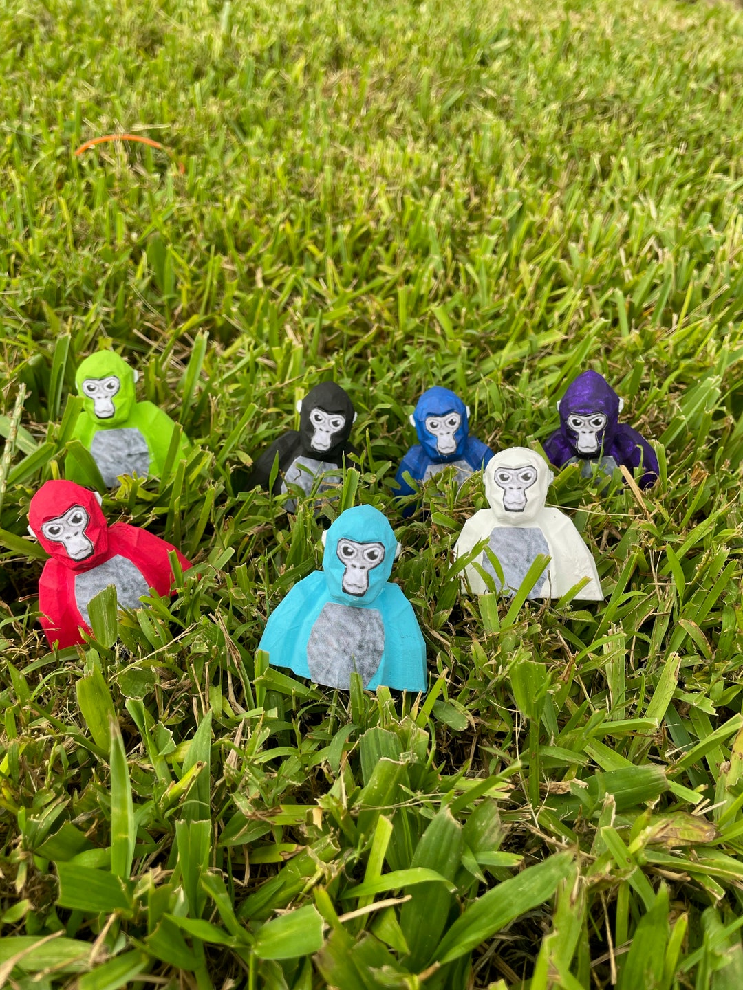 3D Printed Gorilla Tag 2 Inch Bust - Etsy