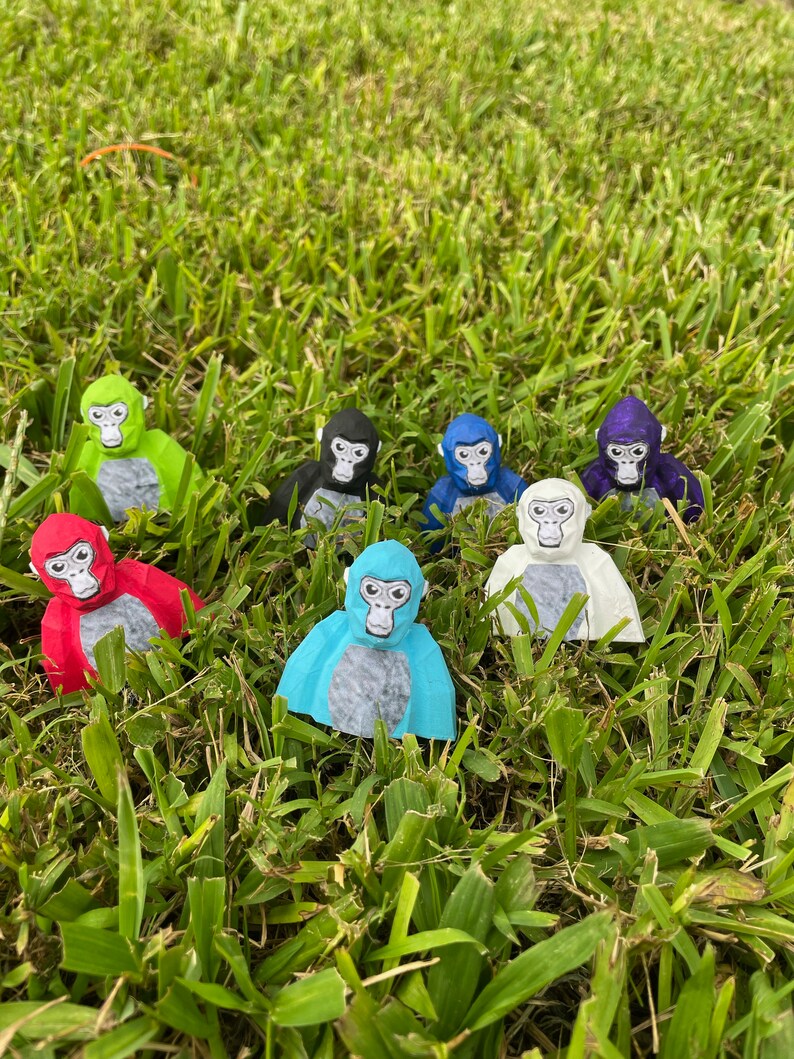 3D Printed Gorilla Tag 2 Inch Bust - Etsy