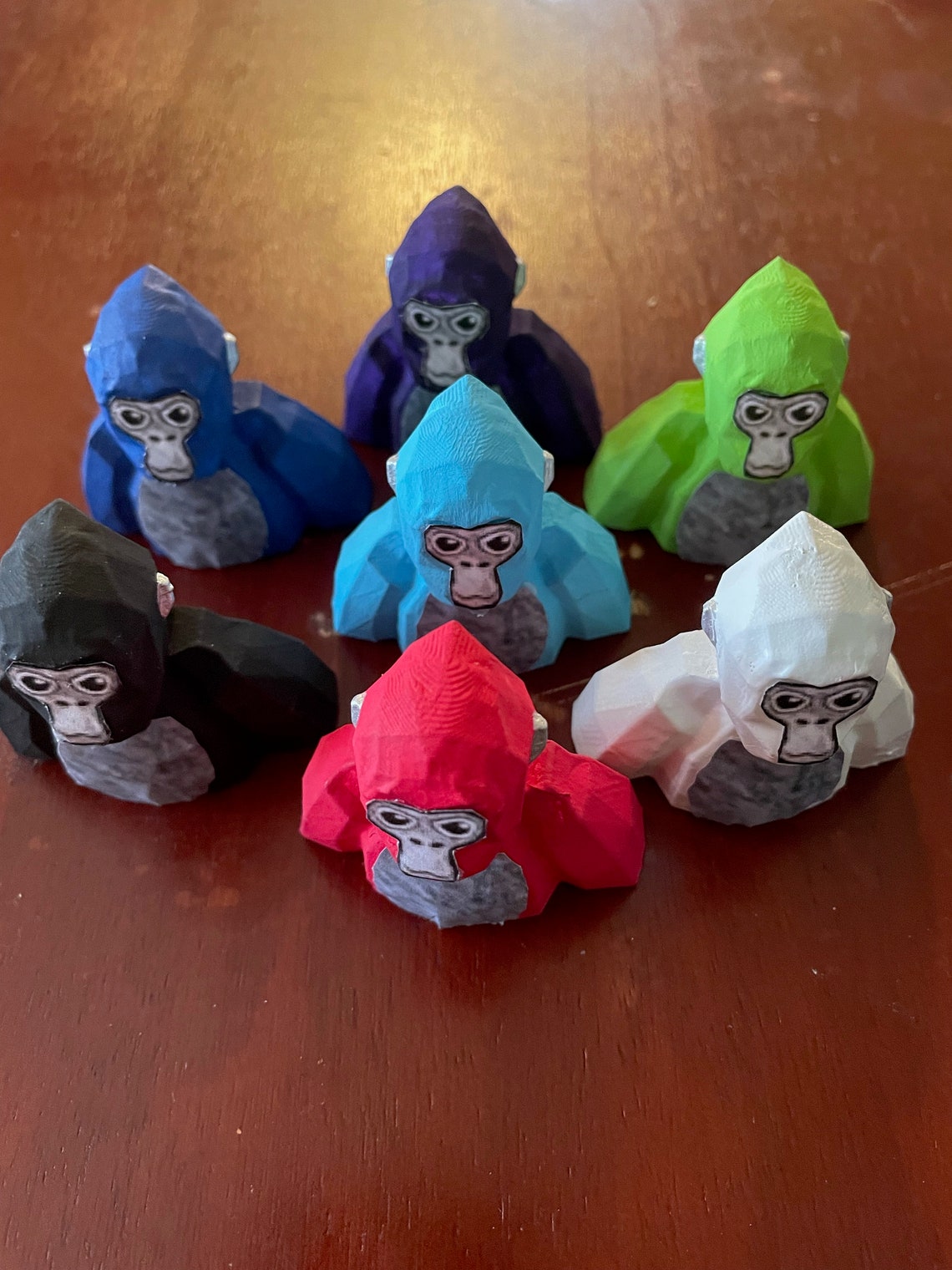 3D Printed Gorilla Tag 2 Inch Bust - Etsy