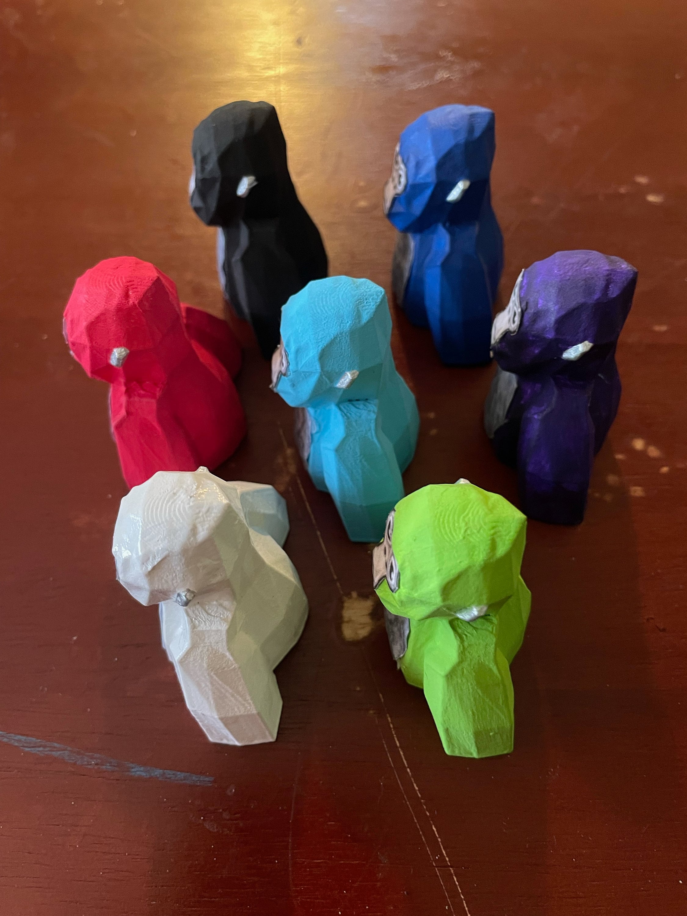 3D Printed Gorilla Tag 2 Inch Bust - Etsy