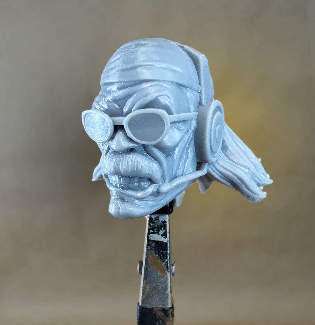 Custom MISTER TORGUE Borderlands Head 8k Resin Print for 4 / 6 / 7 / 12 ...