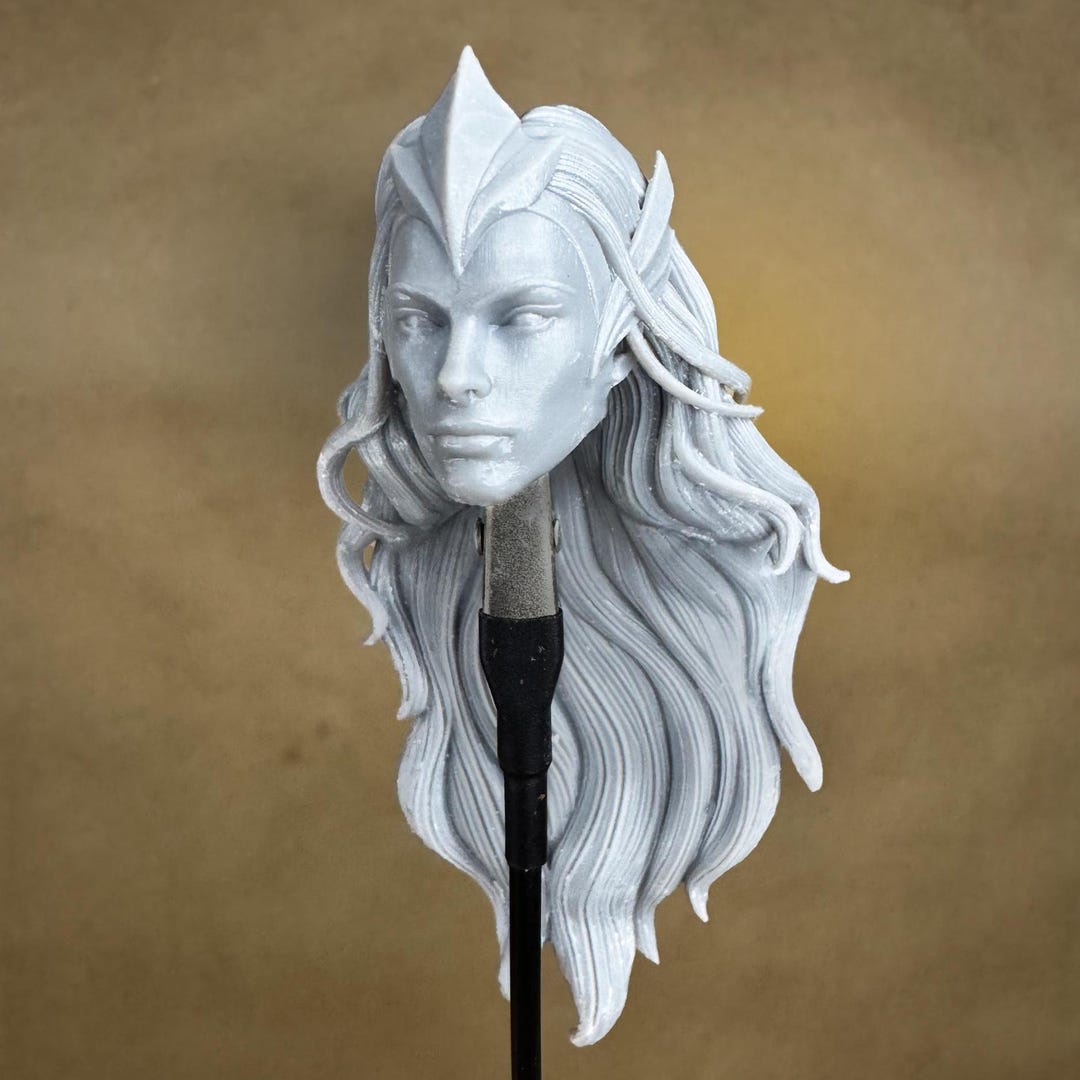 Custom ATLANTIS QUEEN Head | Aqua Comics 8k Resin Print | for 4" 6" 7 ...