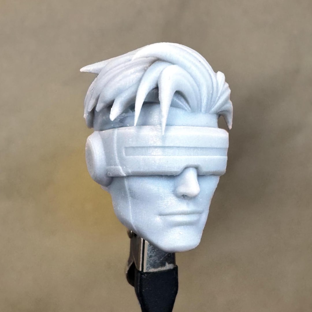 Custom CYCLOPS Head (x-men 97) | 8k Resin Print | for 4" / 6" / 7" / 12 ...