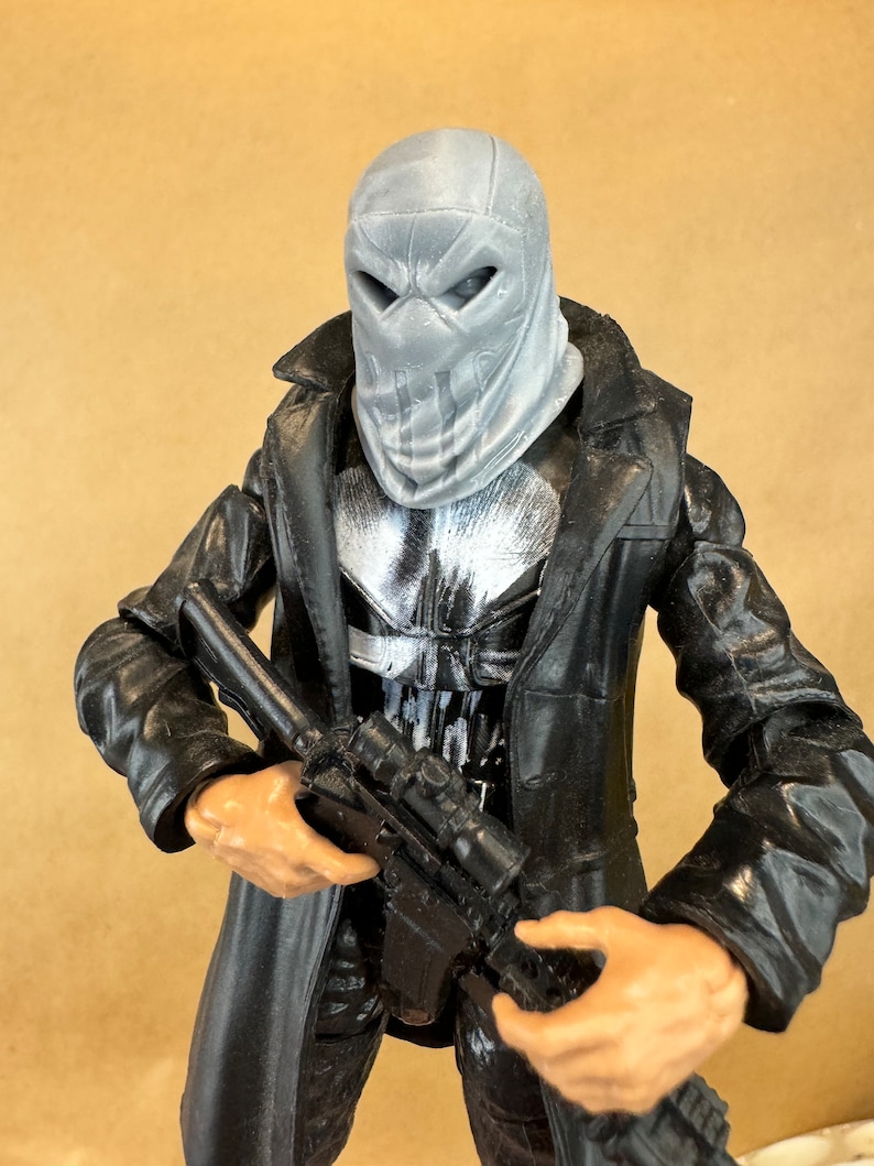 Custom PUNISHER Head masked Hood Marvel Ver 8k Resin Print for 4 6 7 12 ...
