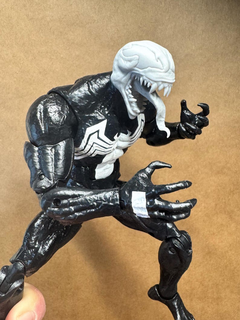 Custom VENOM (ultimate) Head | Spider-man Comics | 8k Resin Print | for ...