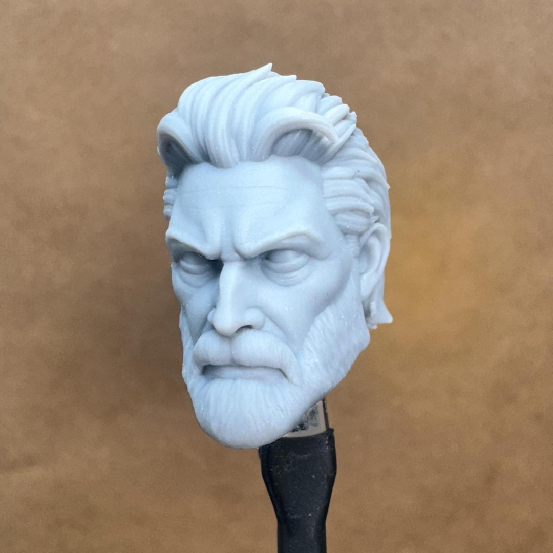 Custom OMNI GUY (beard) Head | Invisible | 8K Resin Print for Action ...