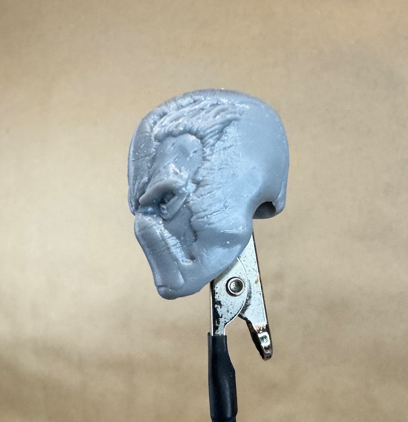 Custom RED HELMET Head (battle Damage) Comic | 8k Resin Print | for 4 ...