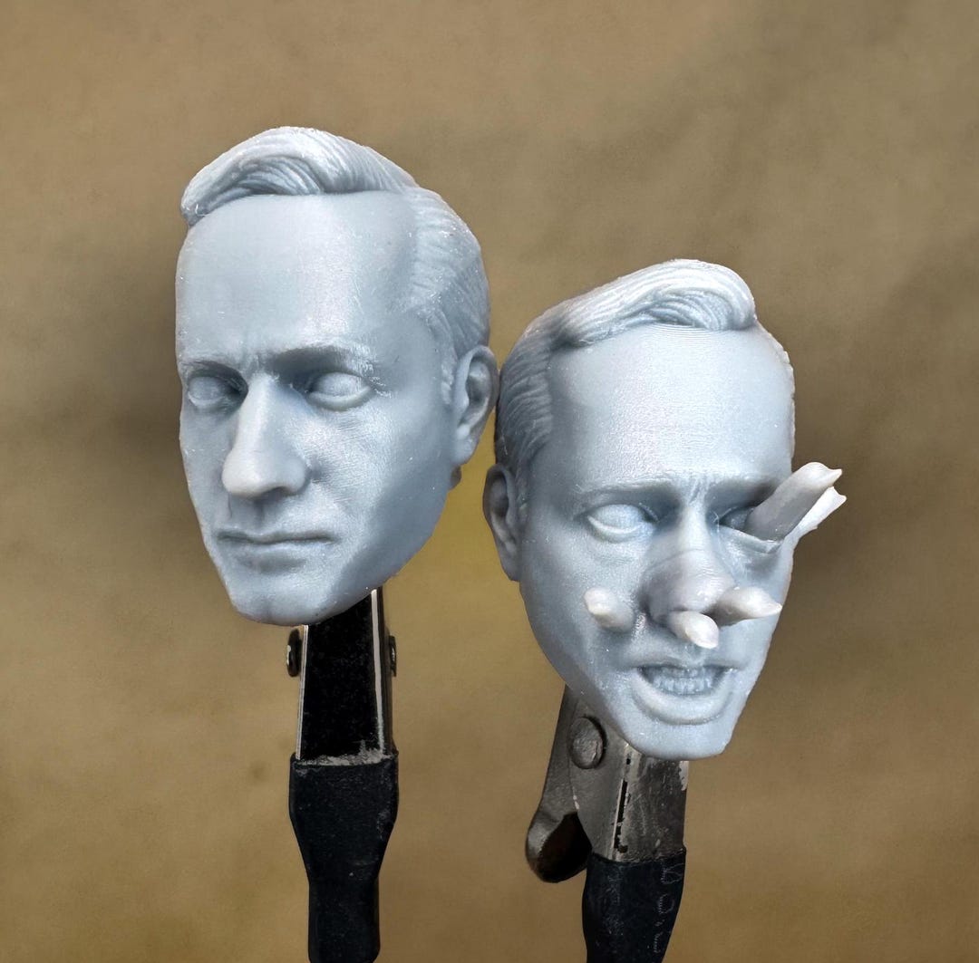 Custom 2x PARADOX Heads | Deadpool + Wolverine MCU | 8k Resin Print ...
