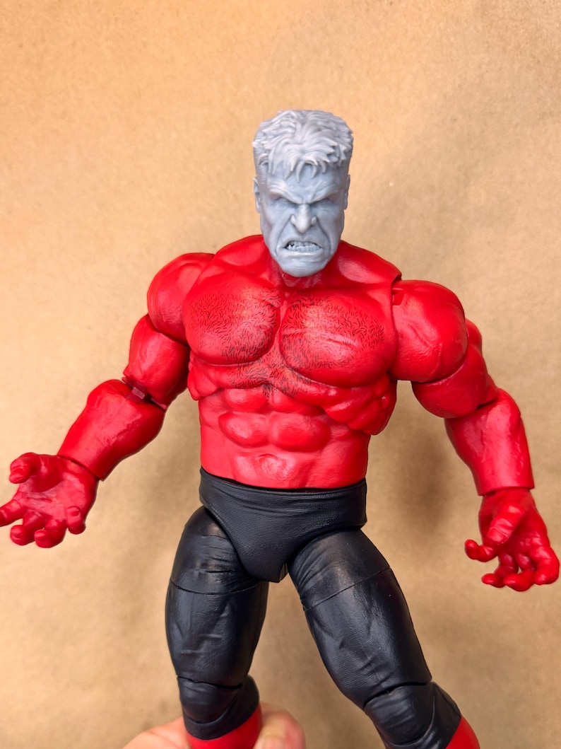 Custom RED GIANT - Angry Head (cap4) | 8K Resin Print for Action ...